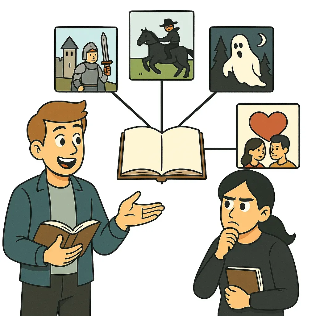 Les différents types de récits littéraires - Kevin Potier